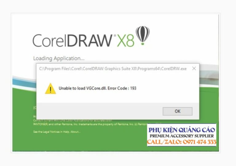 Khắc phục lỗi Unable to load VGCore.dll.Error trên CorelDRAW - LÔ GÔ ... Khắc phục lỗi Unable to load VGCore.dll.Error trên CorelDRAW - LÔ GÔ ...