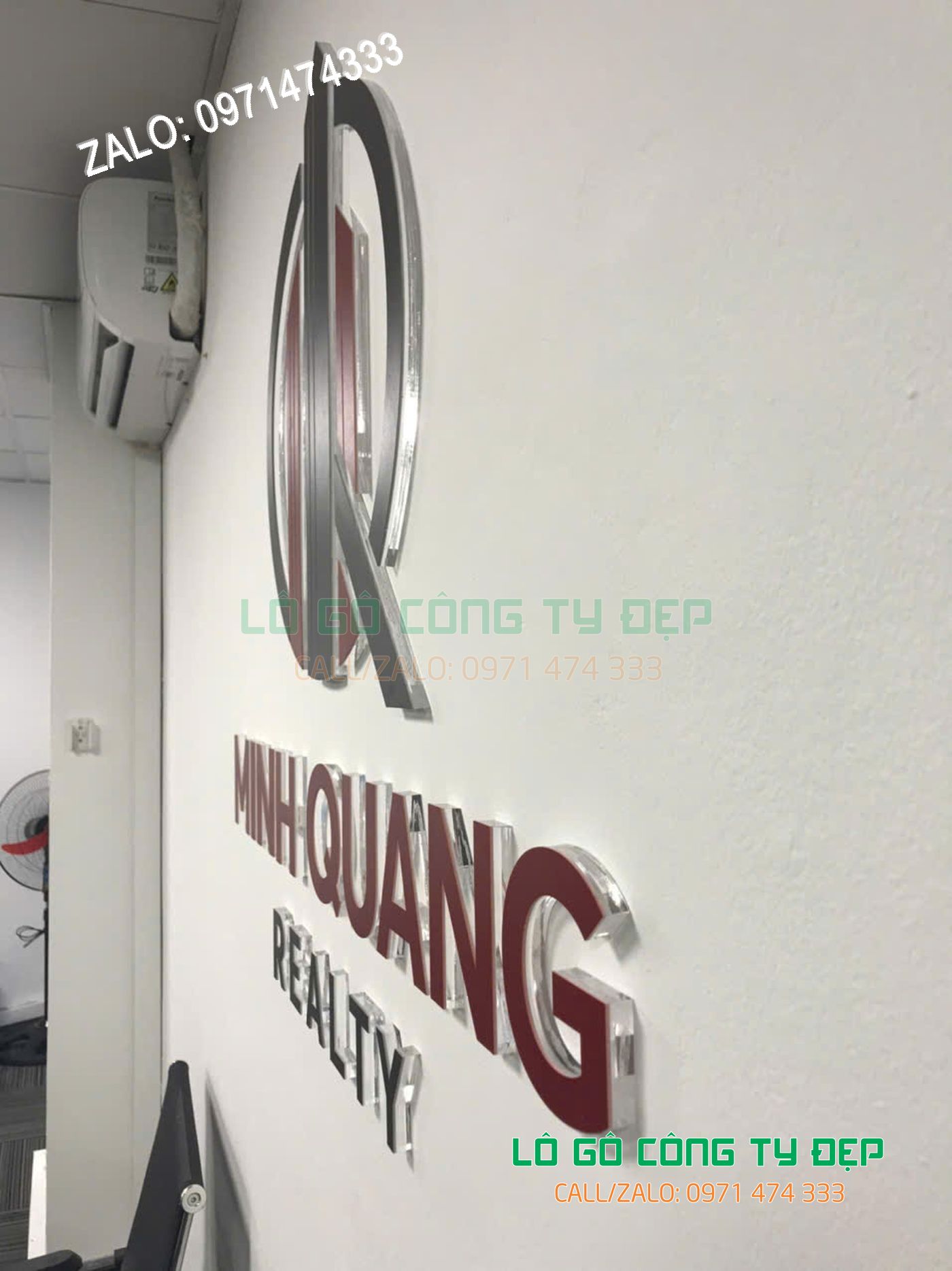 Logo mica trong, logo mica in uv - LÔ GÔ CÔNG TY ĐẸP